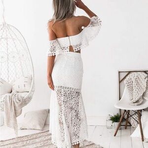 Dresses | White 2 Piece Set Size Small | Poshmark